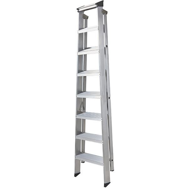 Alum Heavy Duty Builders Step Ladder 8 Tread | Building Supplies ...